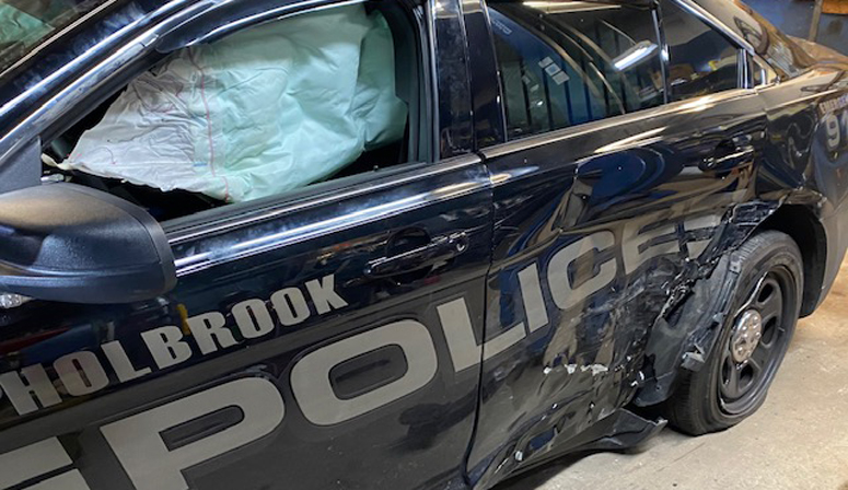 Police: Holbrook officer injured after cruiser struck by drunken driver ...