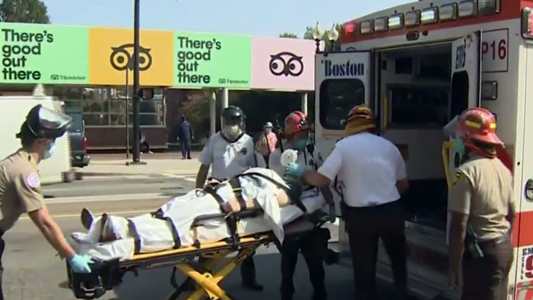 Man taken to hospital with serious injuries after being struck by train ...