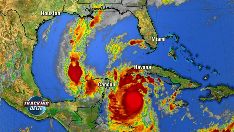 Hurricane Delta heads for US after lashing Mexico’s Yucatan - Boston ...