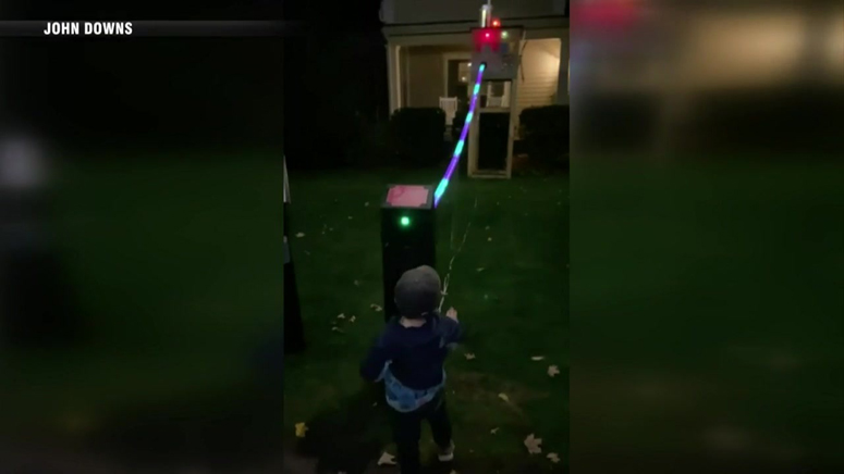 Candy cannon: Winchester man finds creative way to hand out candy to ...