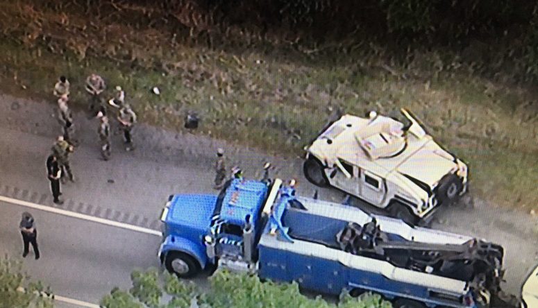 Several people injured following 3-car crash involving Humvee on I-495 ... Several people injured following 3-car crash involving Humvee on I-495 ...