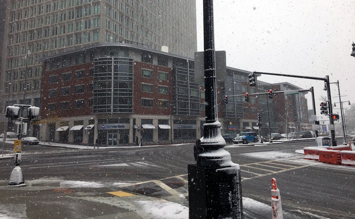 Boston sets new October snowfall record as Halloween Eve storm sweeps ...