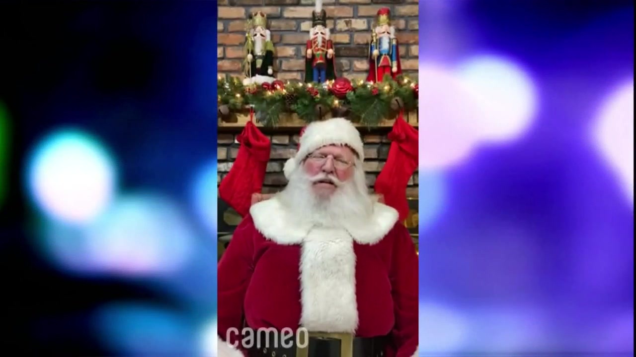Santa Claus sending virtual holiday shout-outs to kids from the North ...