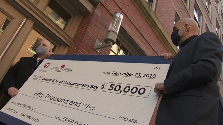 Ansin family makes donations to United Way, Combined Jewish ...