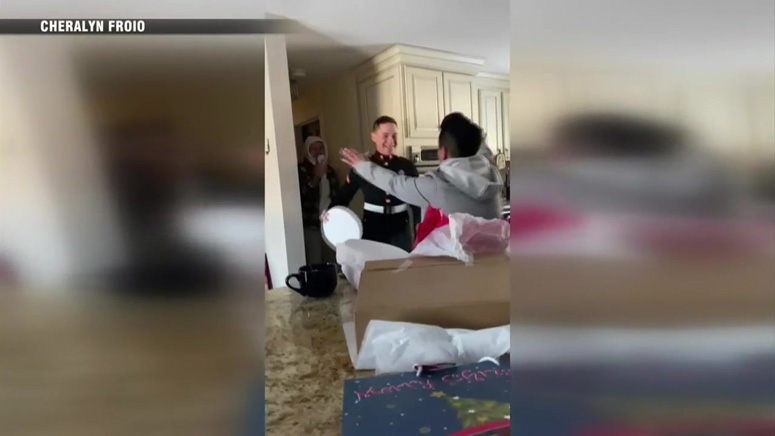 ‘So much pride’: Braintree Marine returns home for special Christmas ...