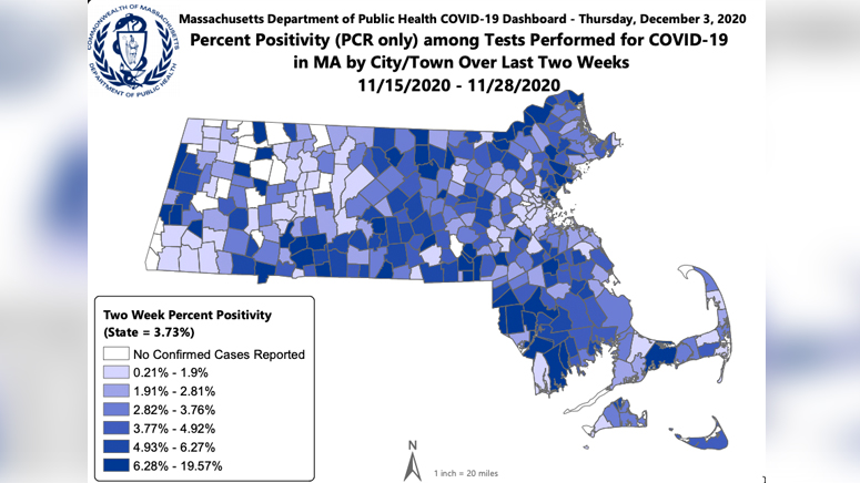 97 Mass. communities considered high-risk for coronavirus - Boston News ...