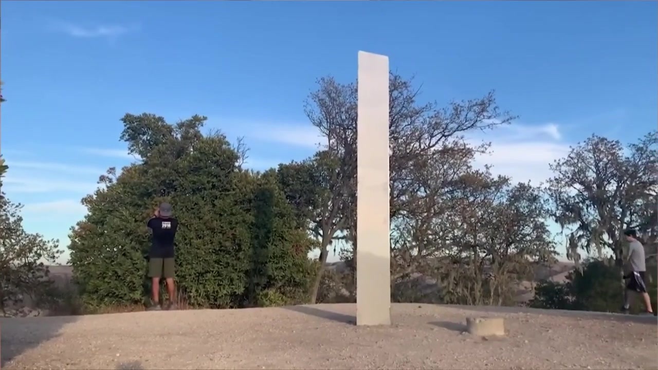 Another mysterious monolith spotted on hiking trail in California ...