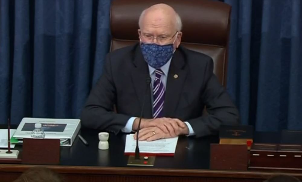Vermont Sen Patrick Leahy Returns Home After Hospital Visit Boston
