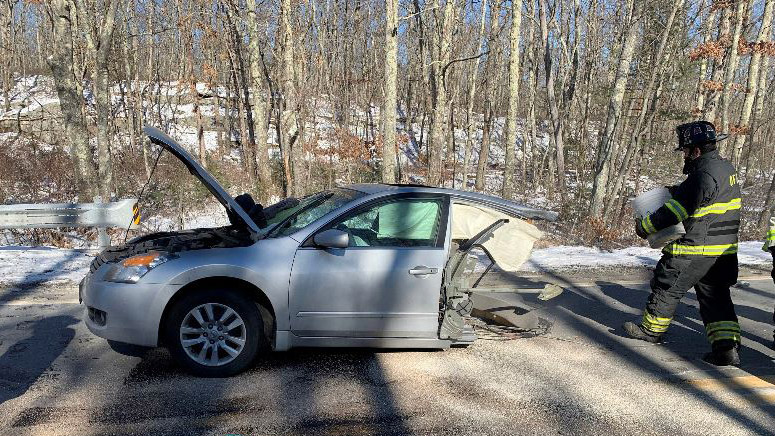 2 hurt in Douglas crash that split vehicle in half - Boston News ...