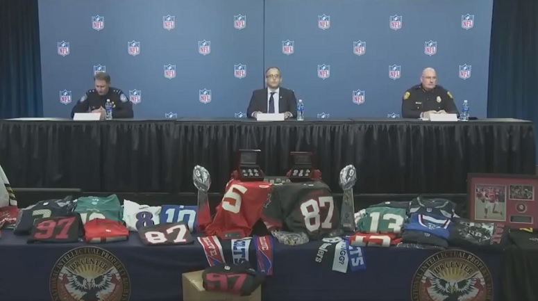 Officials say $44M in fake sports gear seized over past year - Boston ...