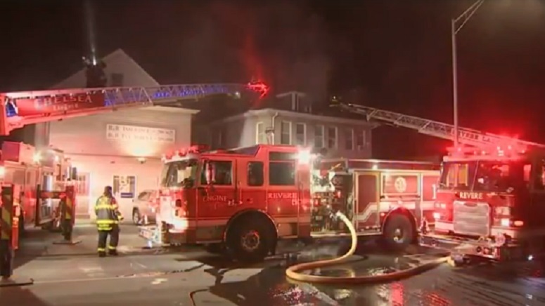 9 displaced after house fire in Revere - Boston News, Weather, Sports ...