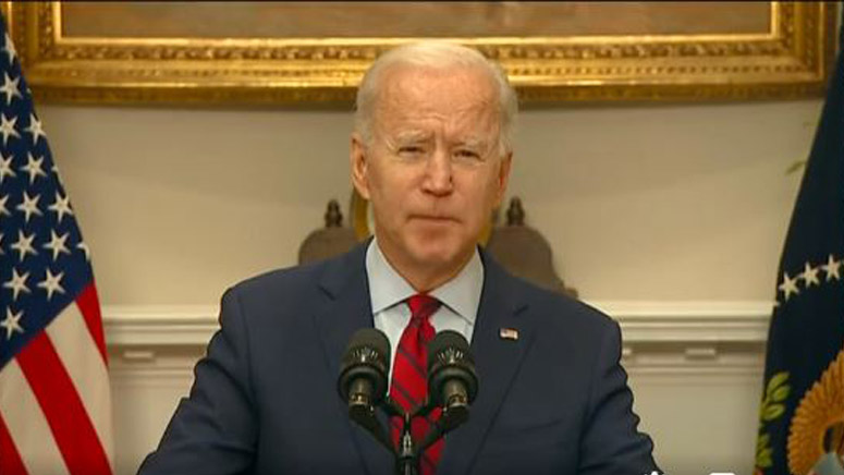 Biden plays golf for the first time as president - Boston News, Weather ...