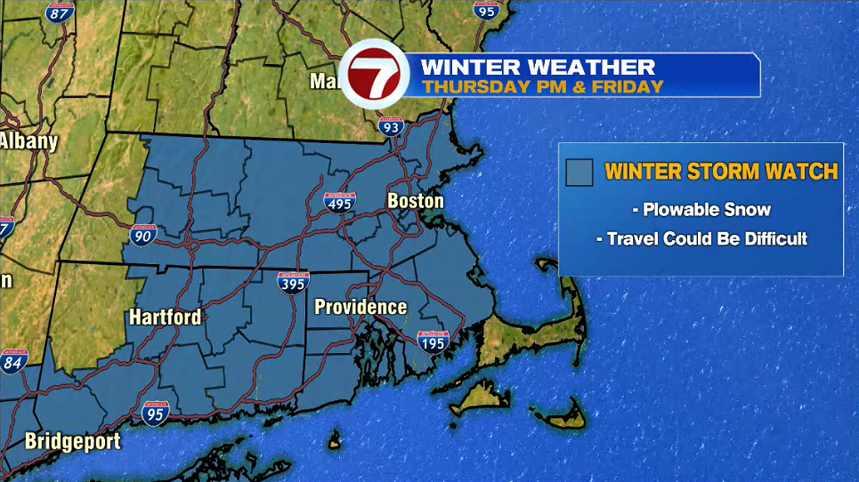 Plowable Snow Thursday – Friday - Boston News, Weather, Sports | WHDH 7News