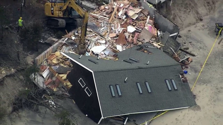 Cape Cod home demolished after collapsing under force of relentless ...
