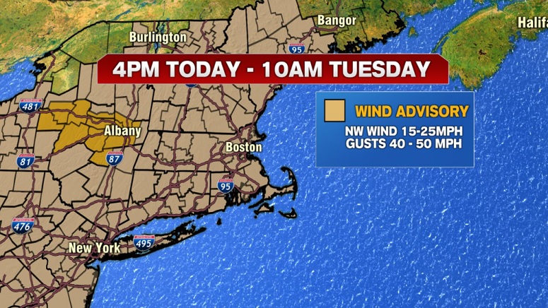 Wind advisory issued for all of Mass. ahead of bitter blast - Boston ...