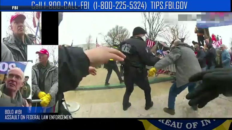 FBI releases new video footage of officers being assaulted at the US ...