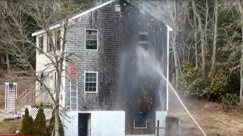 Falmouth house fire leaves 1 hospitalized - Boston News, Weather ...