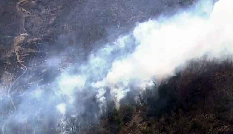 Crews battle massive brush fire on North Shore - Boston News, Weather ...