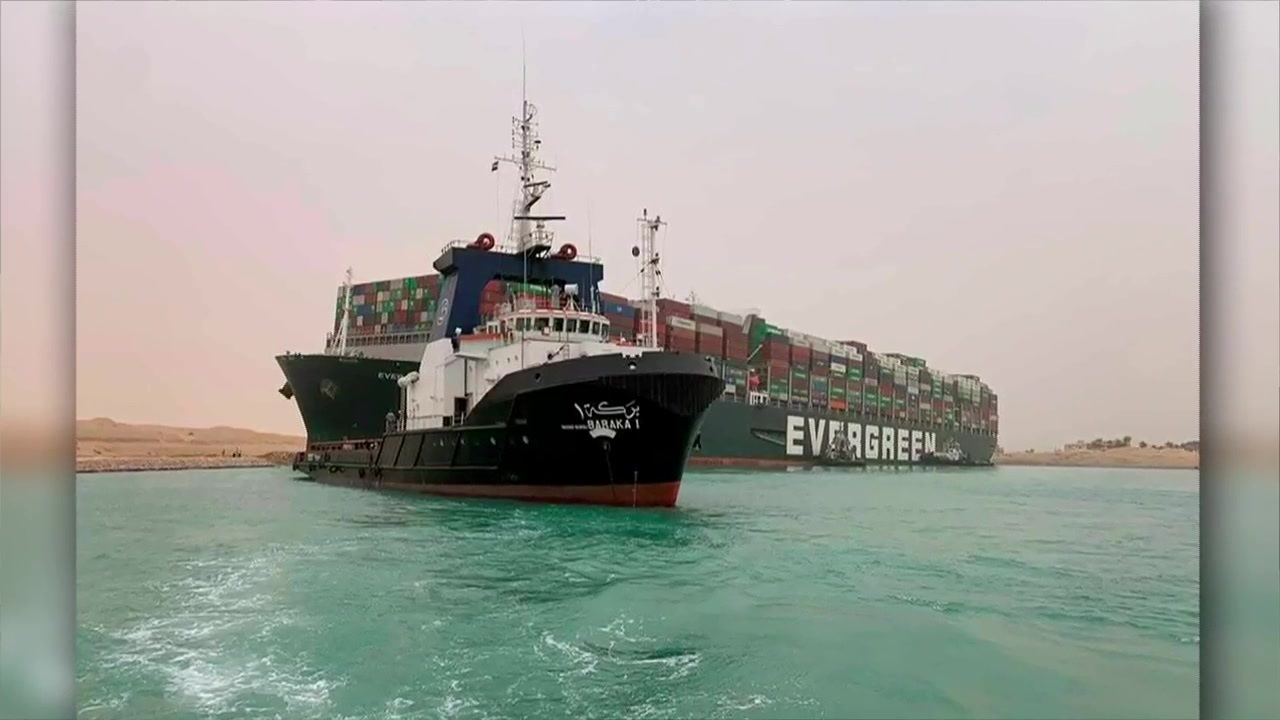 Massive cargo ship becomes wedged, blocks Egypt’s Suez Canal - Boston ...