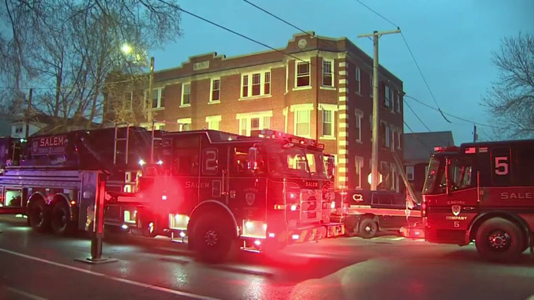 Large house fire displaces residents in Salem - Boston News, Weather ...