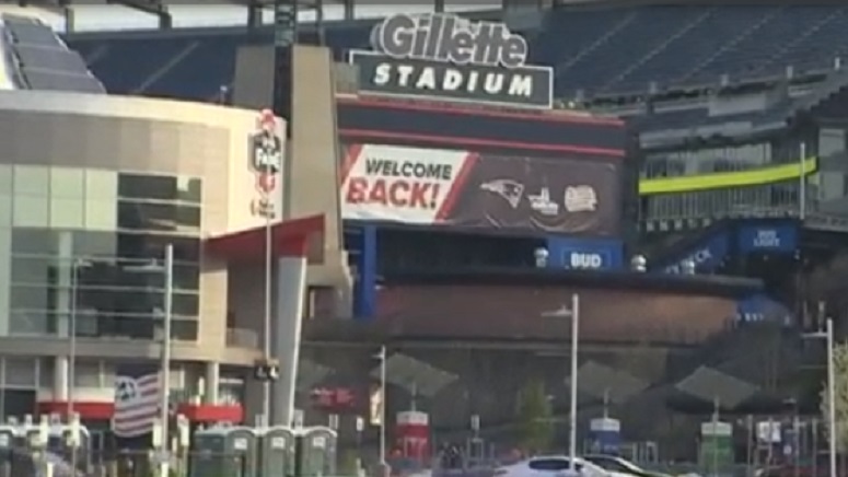 Excited fans return to Gillette Stadium for Revs game - Boston News ...