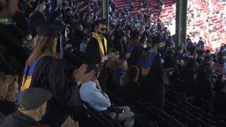 ‘The perfect way to end the year’: Bentley holds graduation at Fenway ...