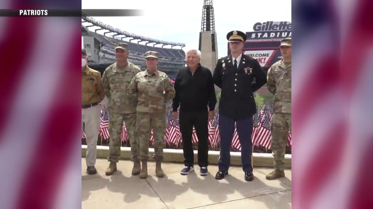 Patriots honor members of armed services at Patriot Place - Boston News ...