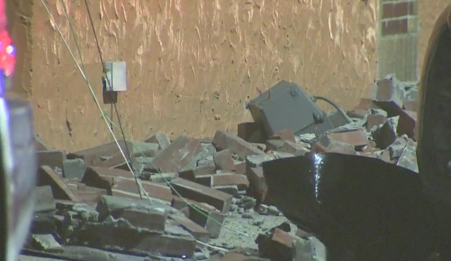 Façade of building collapses in Boston - Boston News, Weather, Sports ...