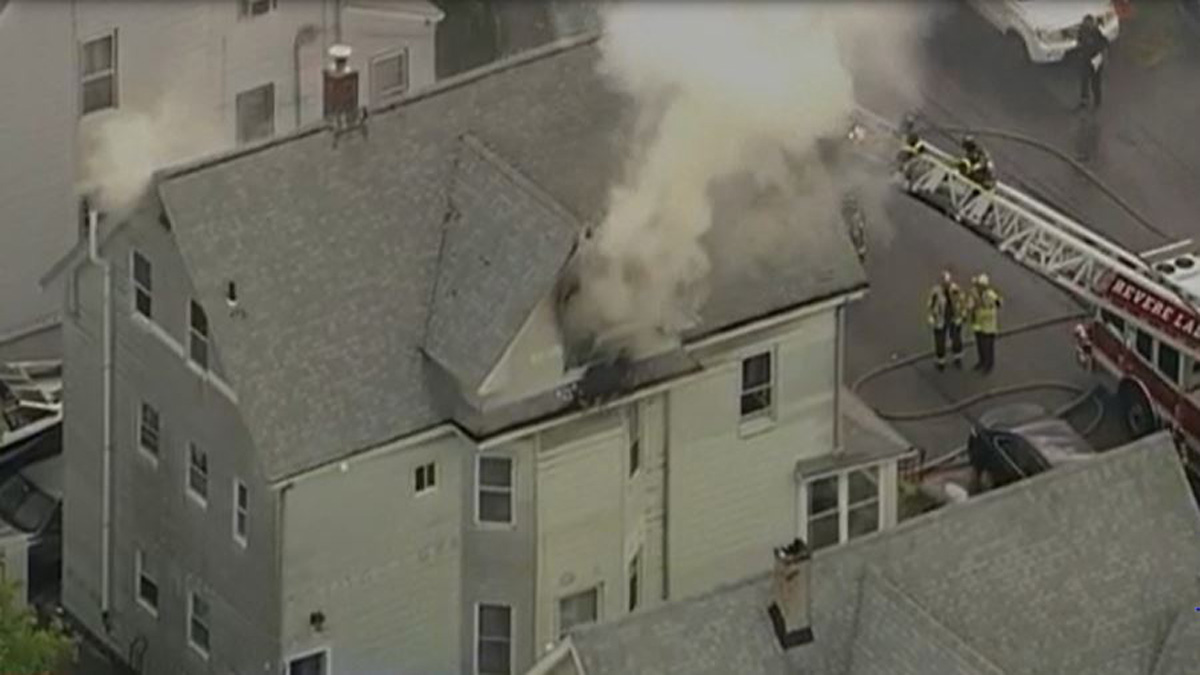 Dozens of firefighters battle blaze at Revere home - Boston News ...