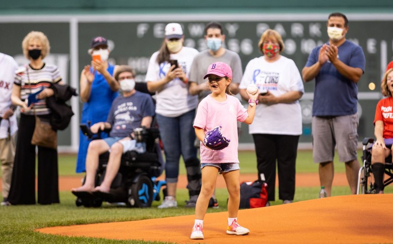 Pete Frates’ daughter throws out ceremonial first pitch at Fenway Park ...