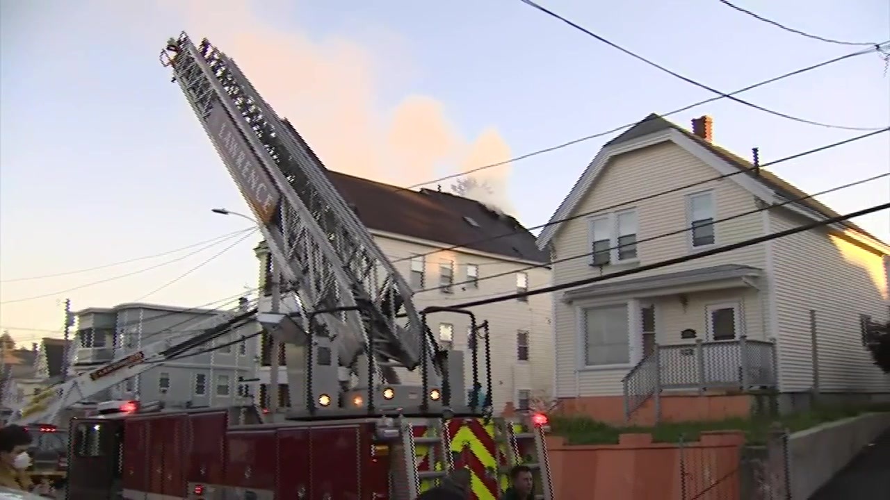 Firefighters battle house fire in Lawrence - Boston News, Weather ...