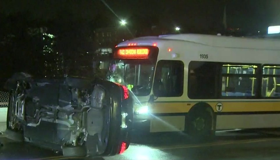 3 hospitalized following crash involving MBTA bus in Boston – Boston ...