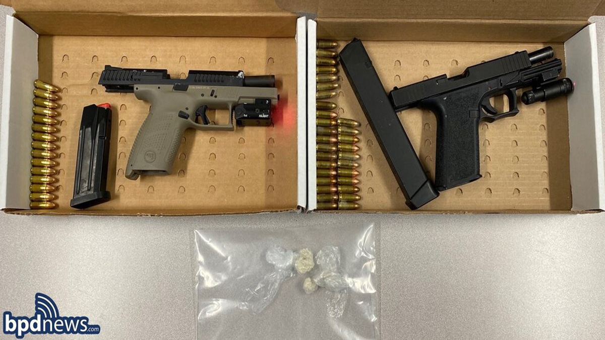 2 Boston men arrested on weapons charges after brief chase - Boston ...