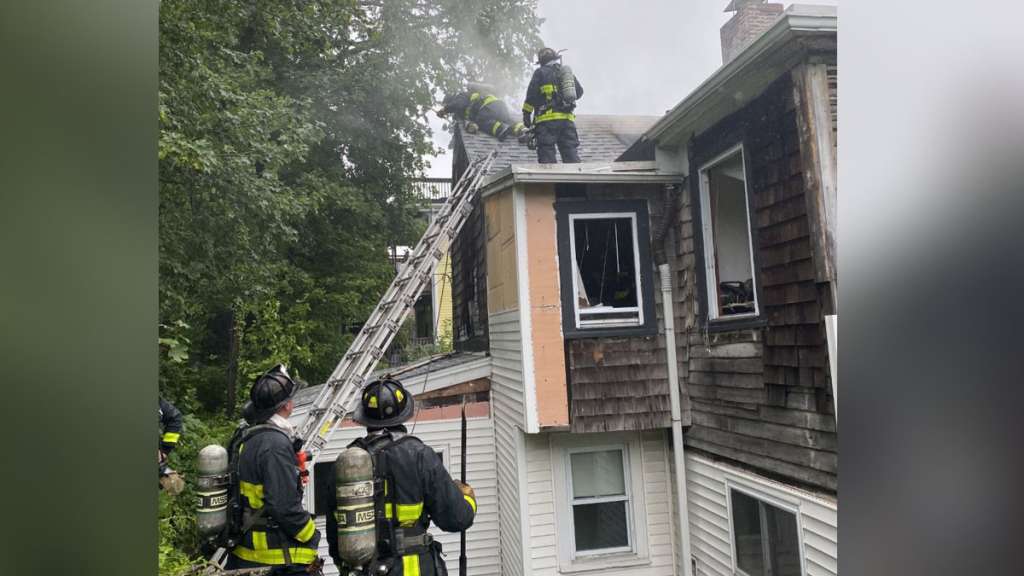 Crews battle 2-alarm house fire in Boston - Boston News, Weather ...