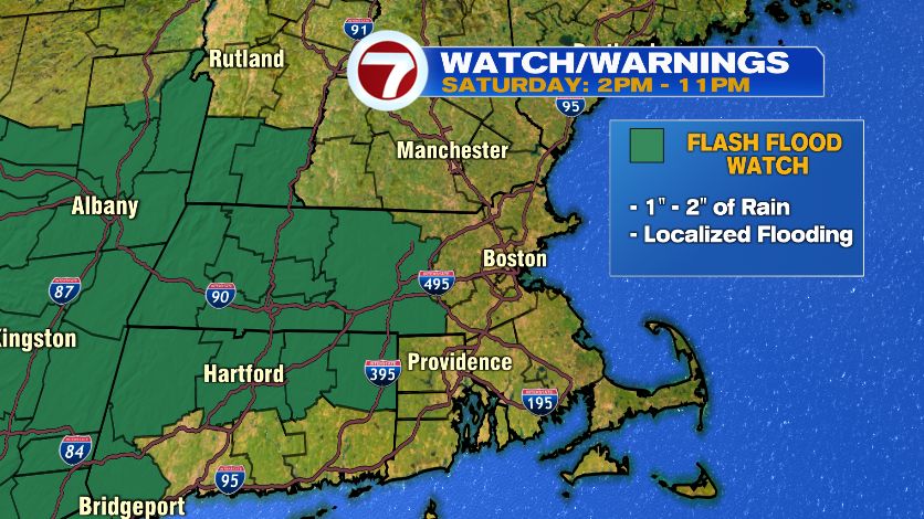 Flash flood, severe thunderstorm warning in effect for parts of Mass ...
