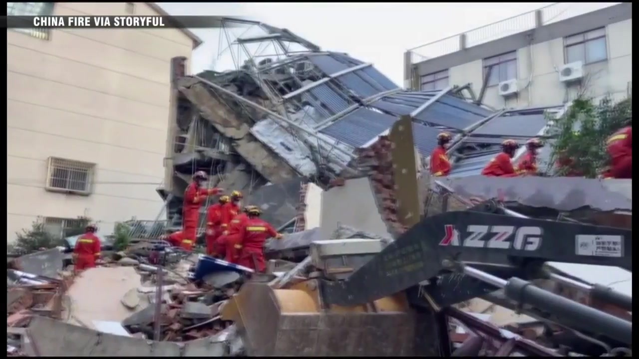Search ends in Chinese hotel collapse that killed 17 people - Boston ...