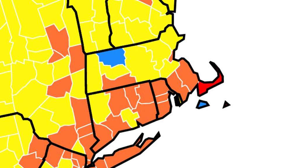 These Mass. counties have either a high or substantial risk for COVID ...
