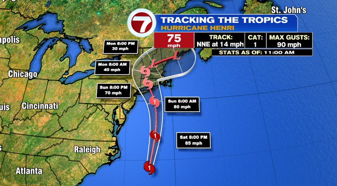 Henri Could Bring Flooding Rain Damaging Gusts And Storm Surge To