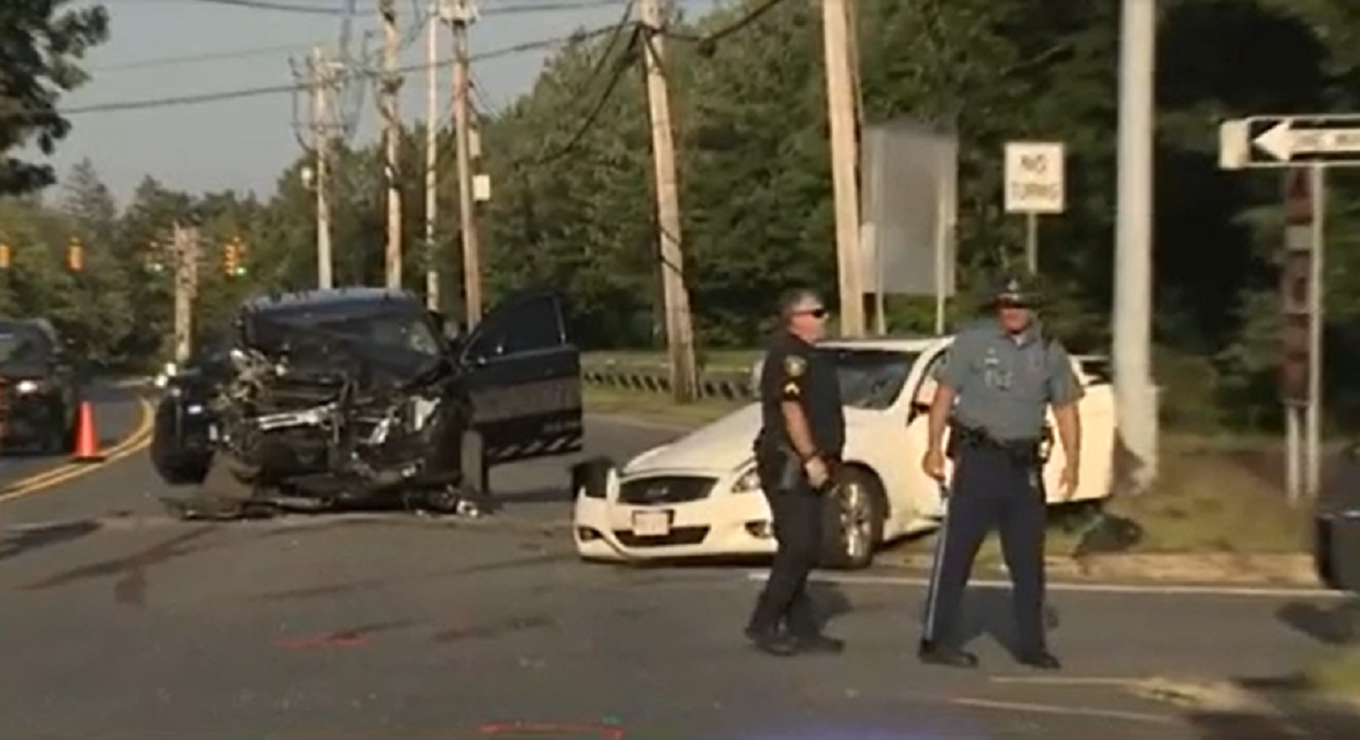 Officials investigating after police cruiser and car collide in ...