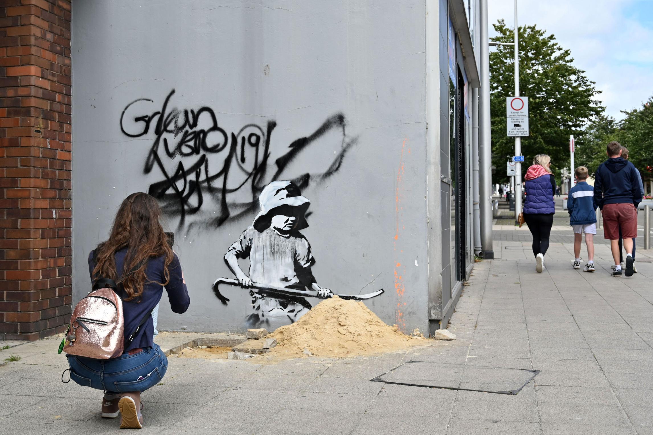Banksy strikes again! Artist confirms he is behind ‘spraycation ...