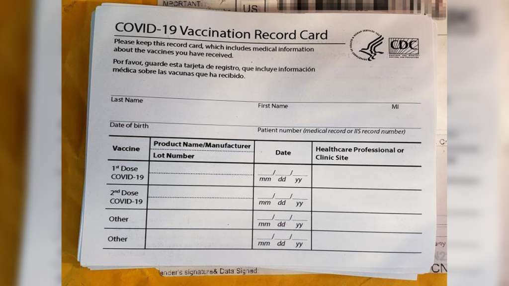 U.S. Customs and Border Protection seize fake COVID-19 vaccination ...