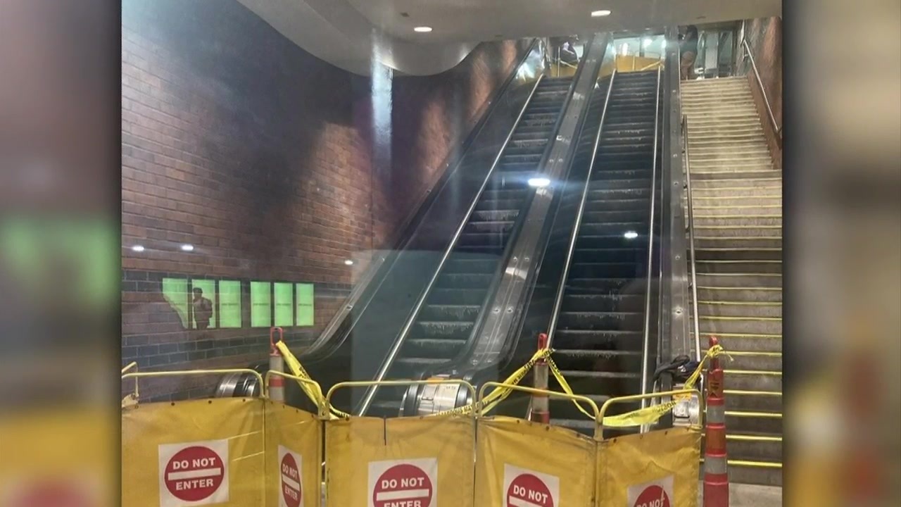 Family injured when escalator at MBTA station threw passengers backward ...