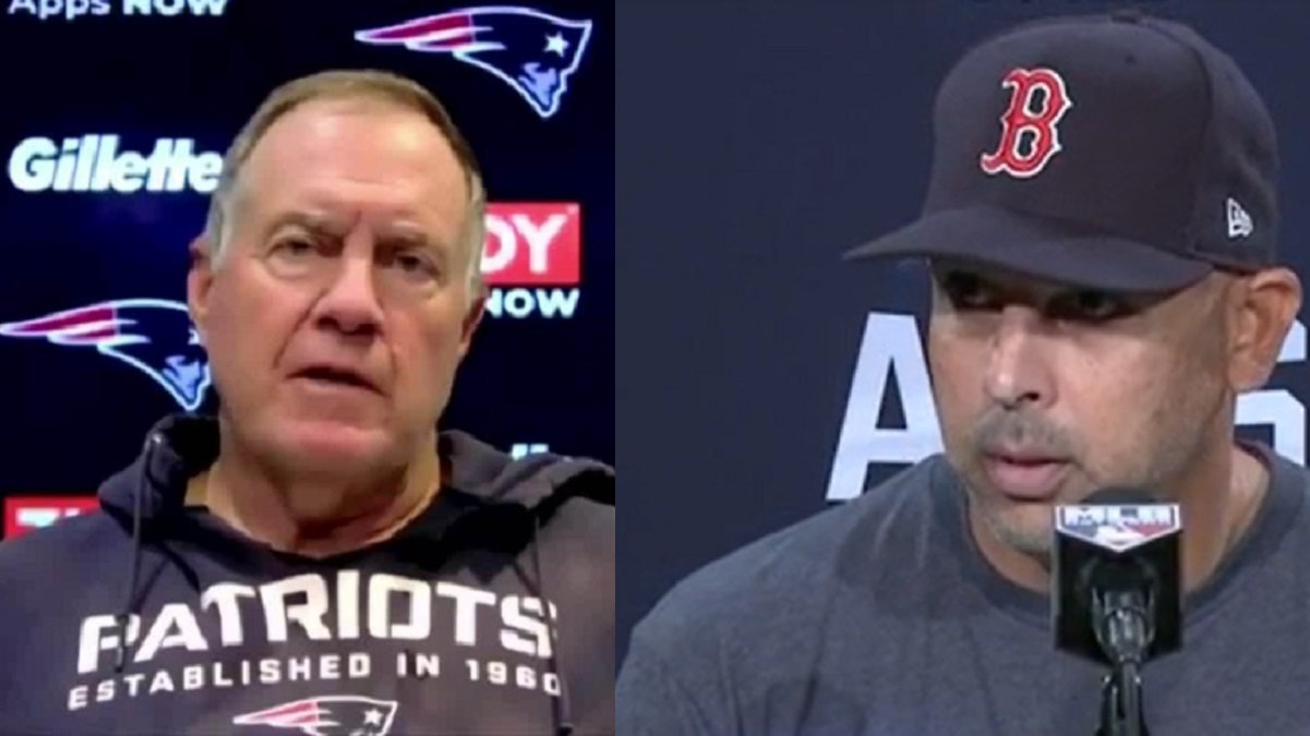 ‘In the club’: Cora, Belichick exchanging texts as teams win big ...