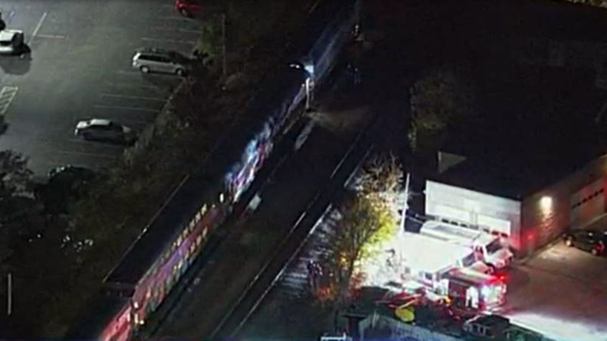 Commuter rail train catches fire in Waltham - Boston News, Weather ...