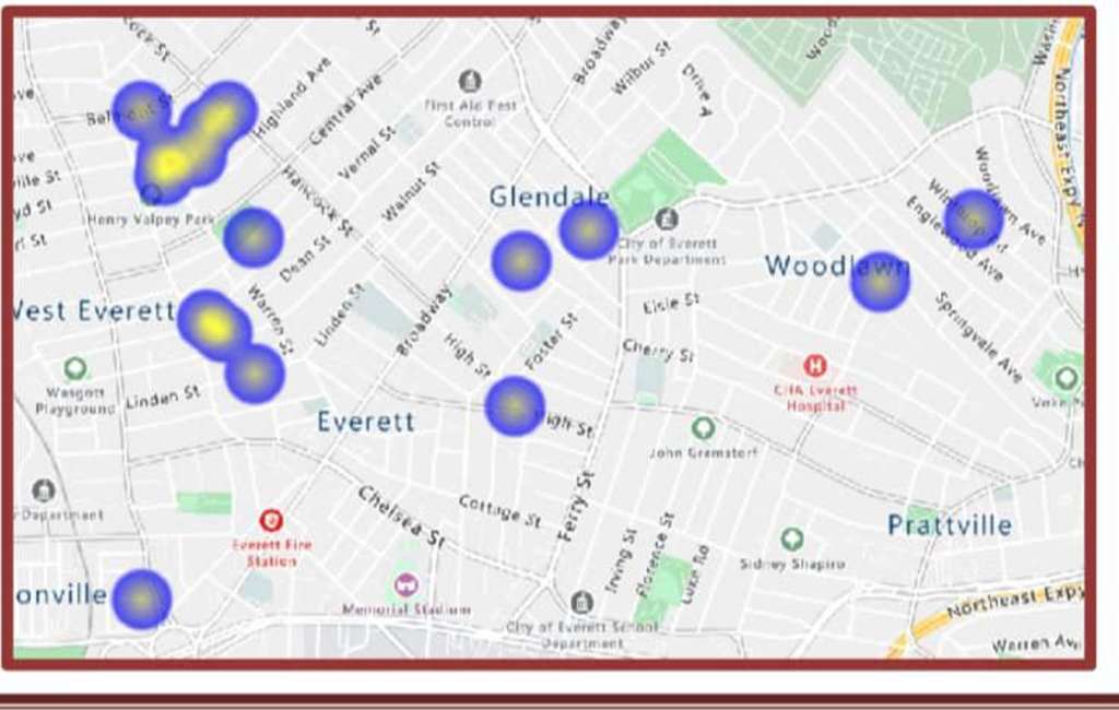 Everett Police Share Heat Map As Coyote Sightings Continue To Increase In Mass Boston News 5144