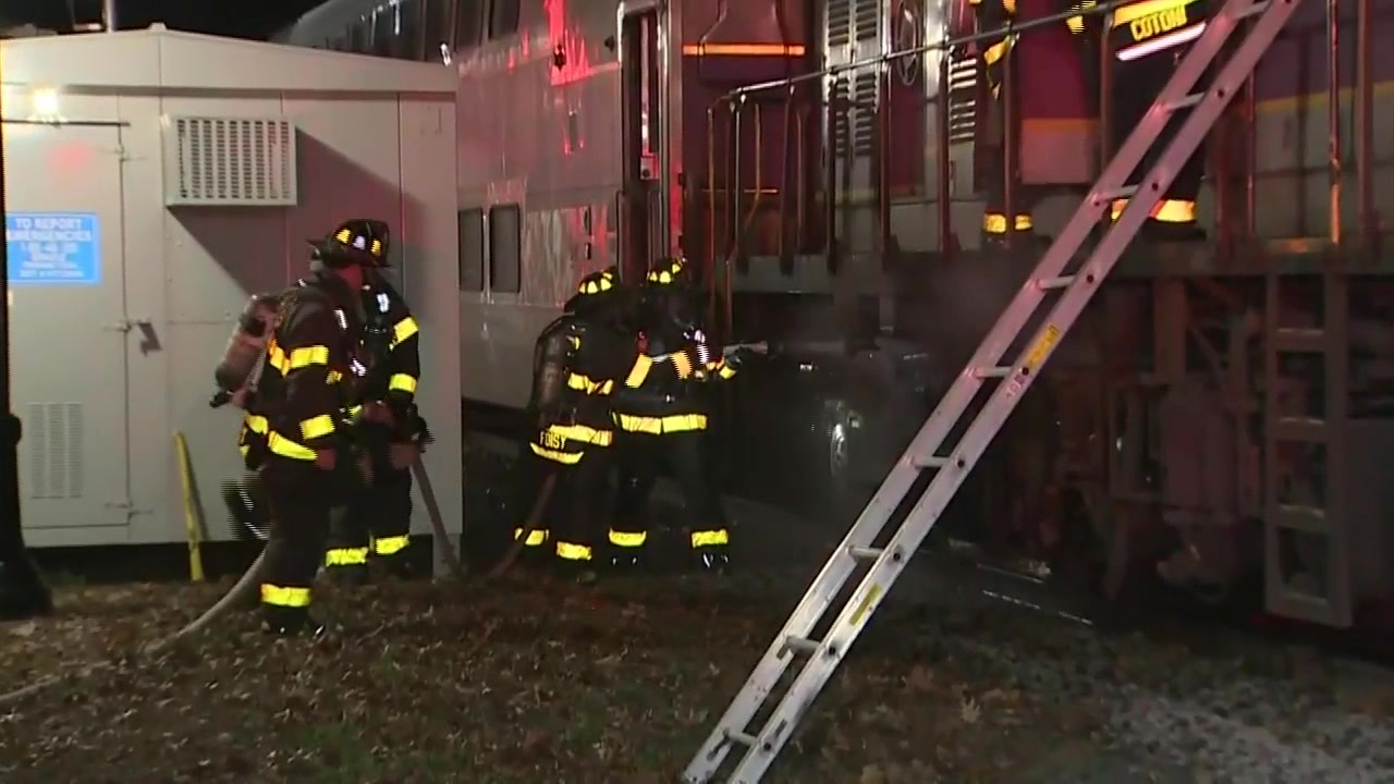 200 passengers evacuate commuter rail train that caught fire due to ...