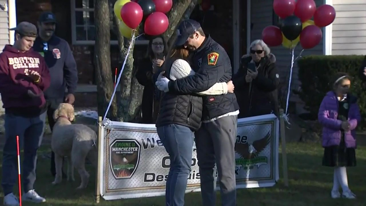 NH firefighter who suffered severe burns while rescuing people from ...