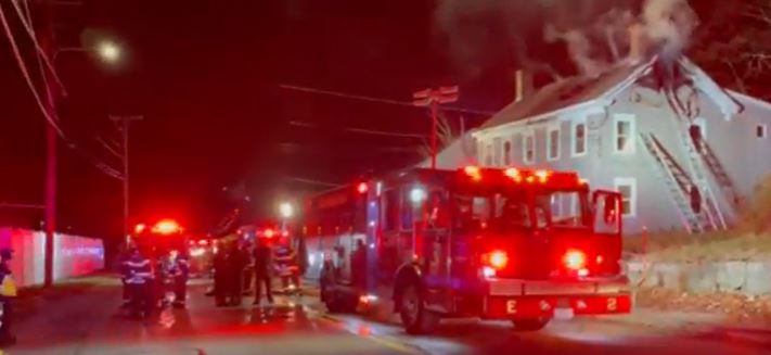 Crews battle house fire in Bellingham – Boston News, Weather, Sports ...