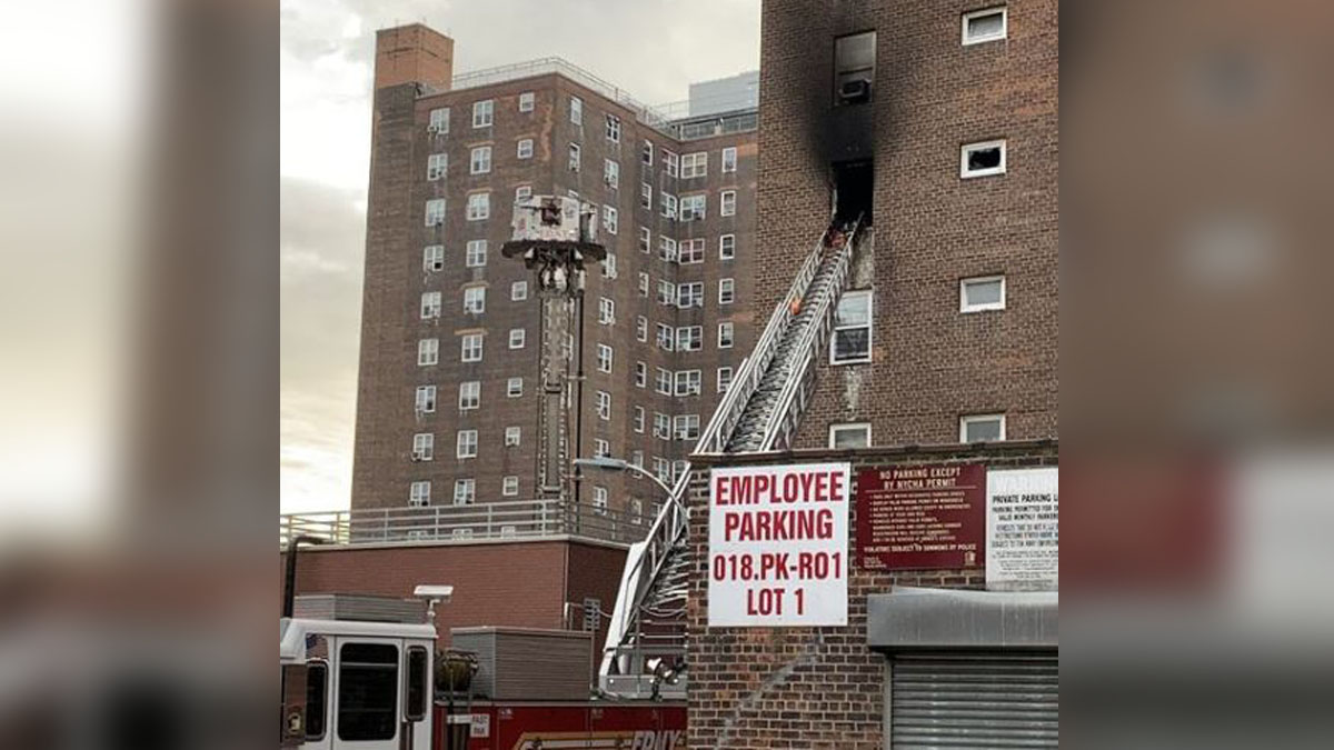 2 teenagers slide down pole to escape fatal high-rise fire in Manhattan ...