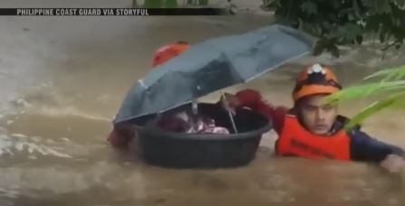 Rescuers battle strong typhoon lashing southern Philippines - Boston News, Weather, Sports ...